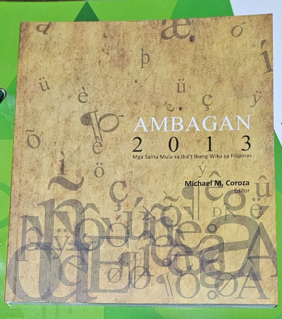Ambagan 2013 - mga salita mula sa iba't ibang wika sa Filipinas ...