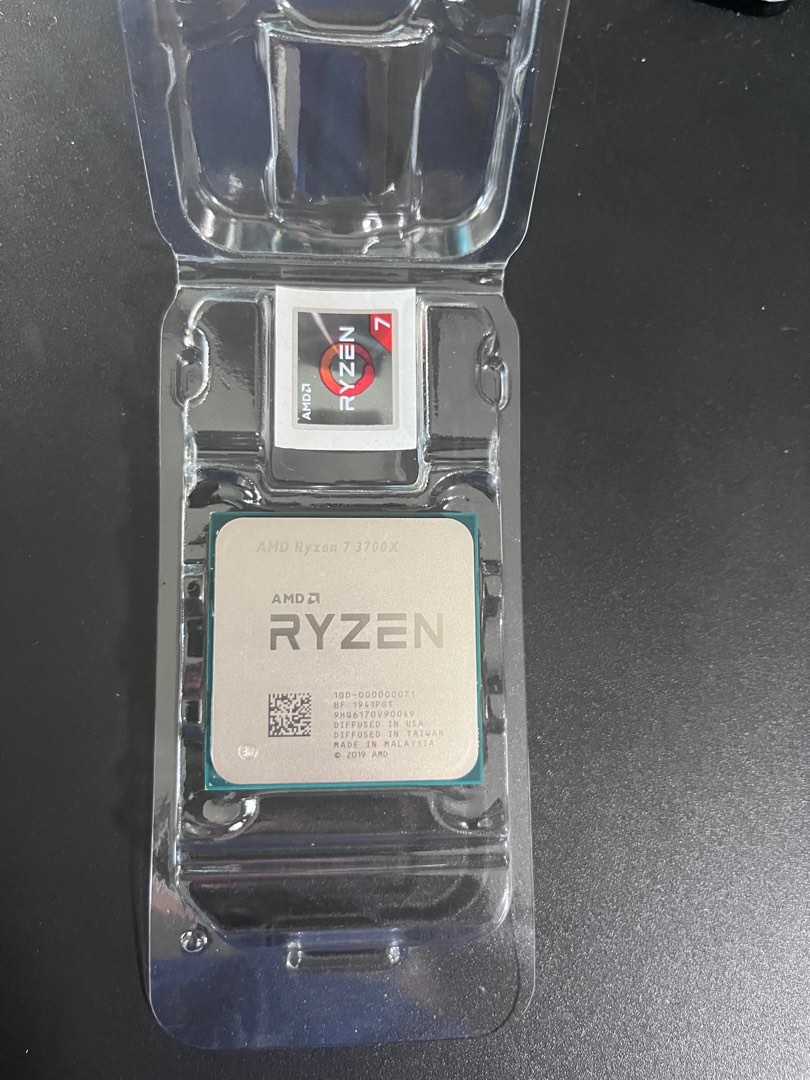 AMD Ryzen 3700x, Computers & Tech, Parts & Accessories, Computer Parts ...