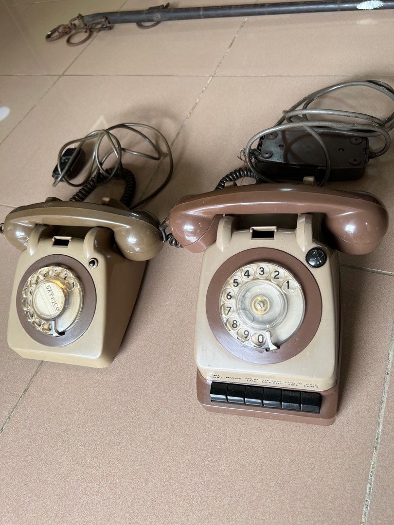 Antique telephone, Furniture & Home Living, Furniture, Other Home ...