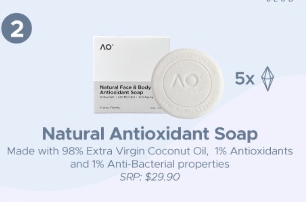 AOz Natural Face & Body Antioxidant Soap + Bubble Mesh for Sale, Beauty ...