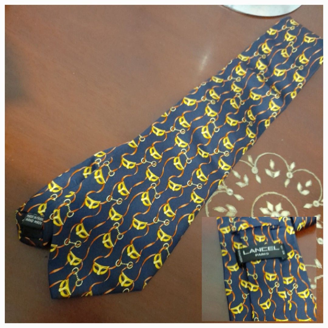 Assorted branded ties(dunhill, lancel,milachon, klein), Men's Fashion, Watches & Accessories ...