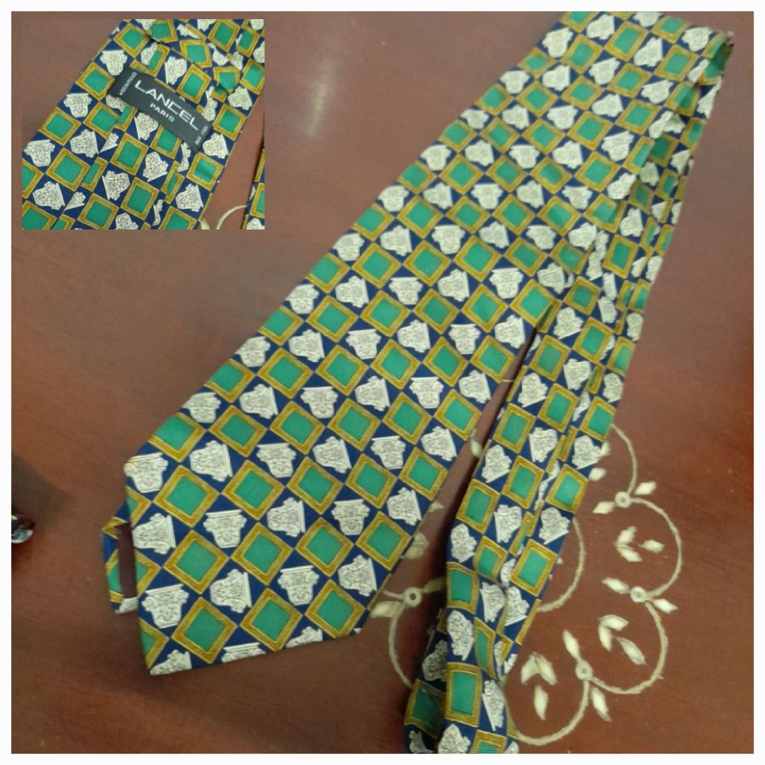 Assorted branded ties(dunhill, lancel,milachon, klein), Men's Fashion, Watches & Accessories ...