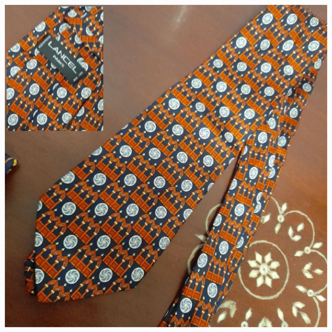 Assorted branded ties(dunhill, lancel,milachon, klein), Men's Fashion, Watches & Accessories ...