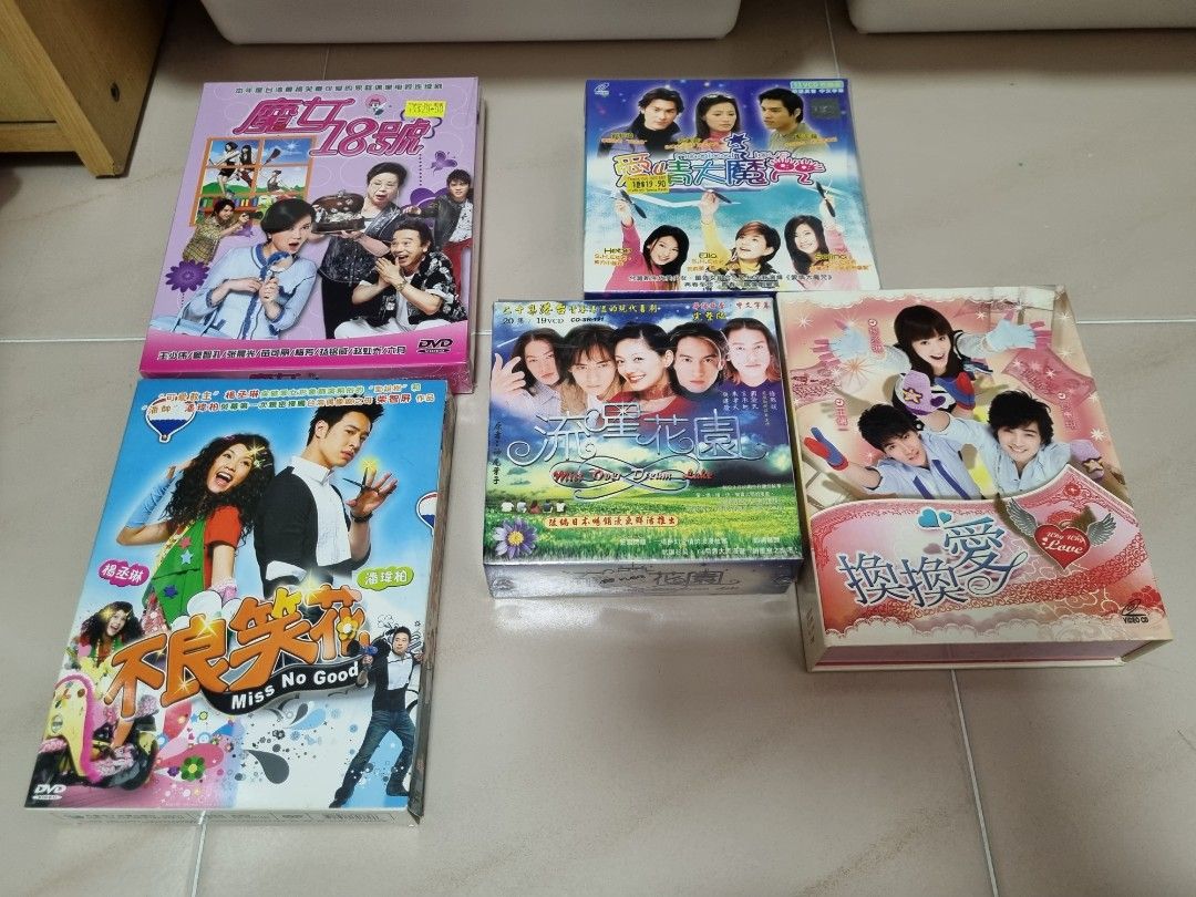 Assorted of Japan, Korean, Taiwan drama in DVDs and VCDs, Hobbies ...