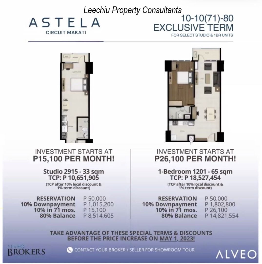 Astela Circuit Makati Condo for Sale by Alveo Land, Property, For Sale ...