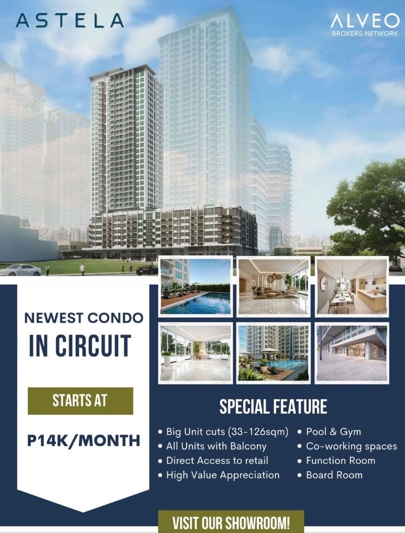 Astela Circuit Makati Condo for Sale by Alveo Land, Property, For Sale ...