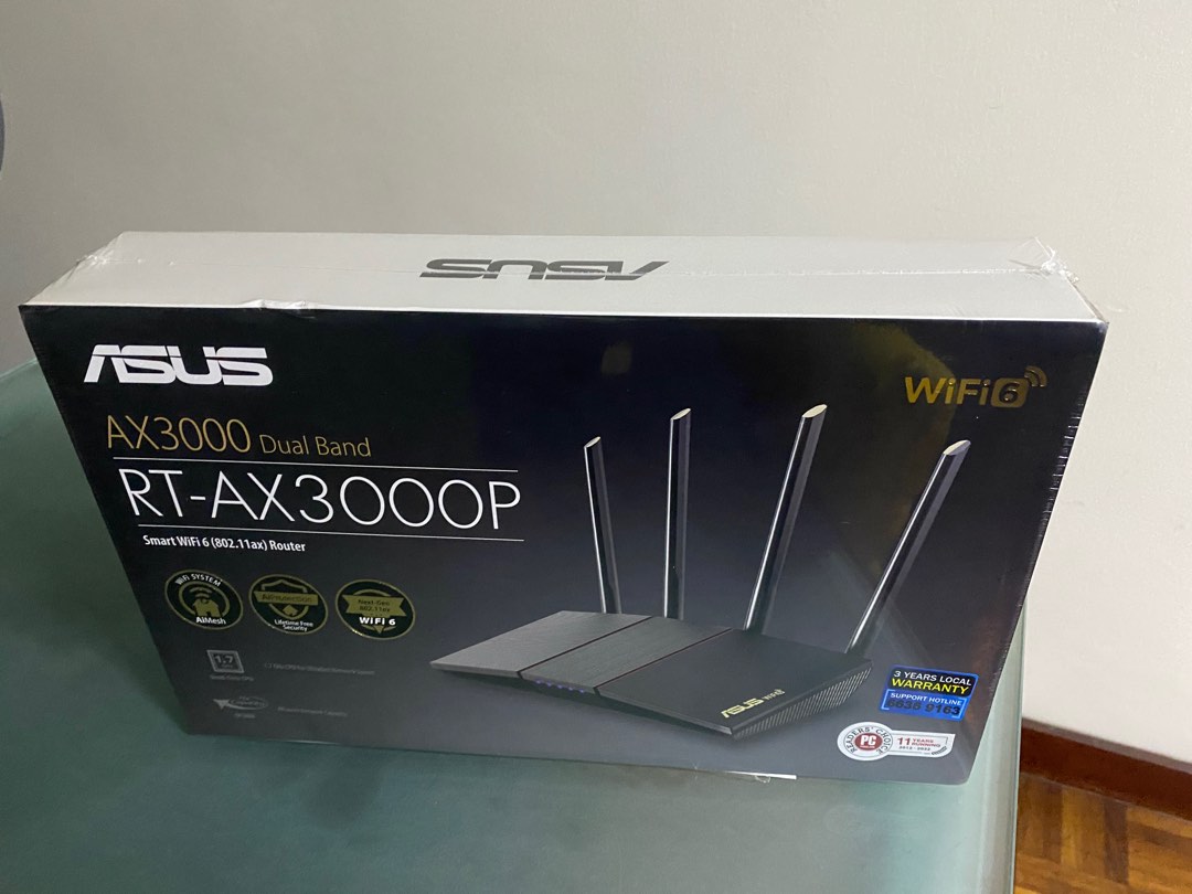 Asus Router RT-AX3000P wifi 6, Computers & Tech, Parts & Accessories ...