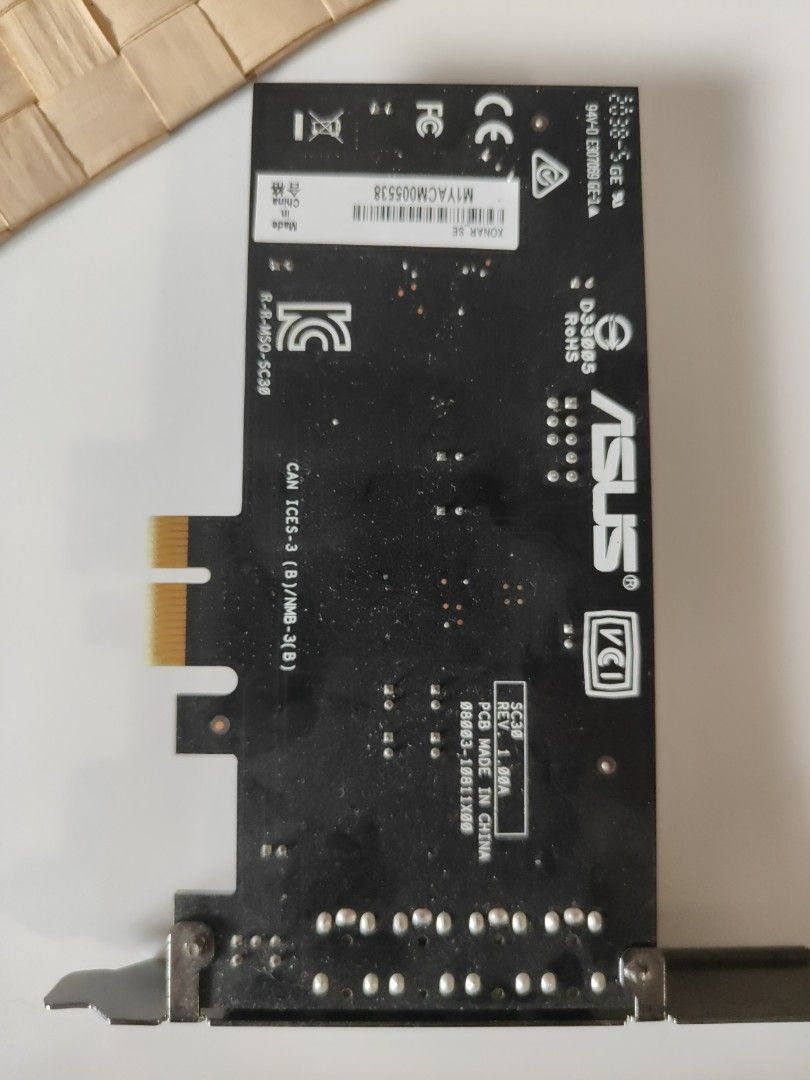 Asus Xonar SE 5.1, Computers & Tech, Parts & Accessories, Computer ...