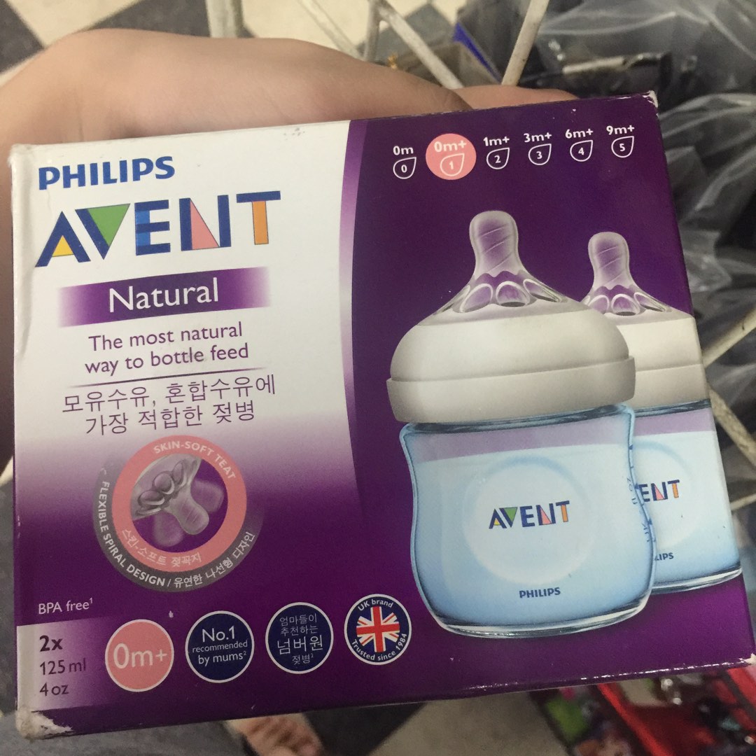 Avent blue bottle, Babies & Kids, Nursing & Feeding, Breastfeeding ...