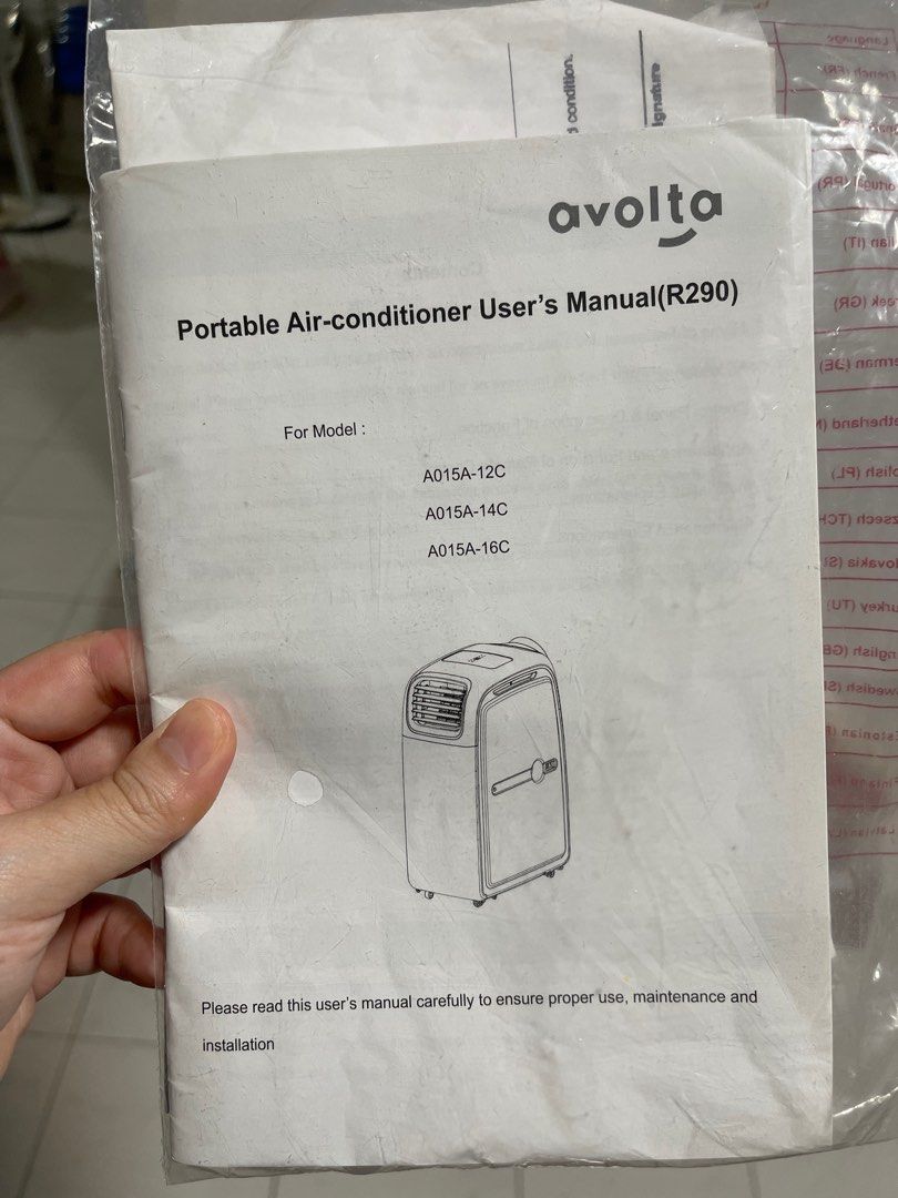 Avolta portable aircon, TV & Home Appliances, Air Conditioners ...