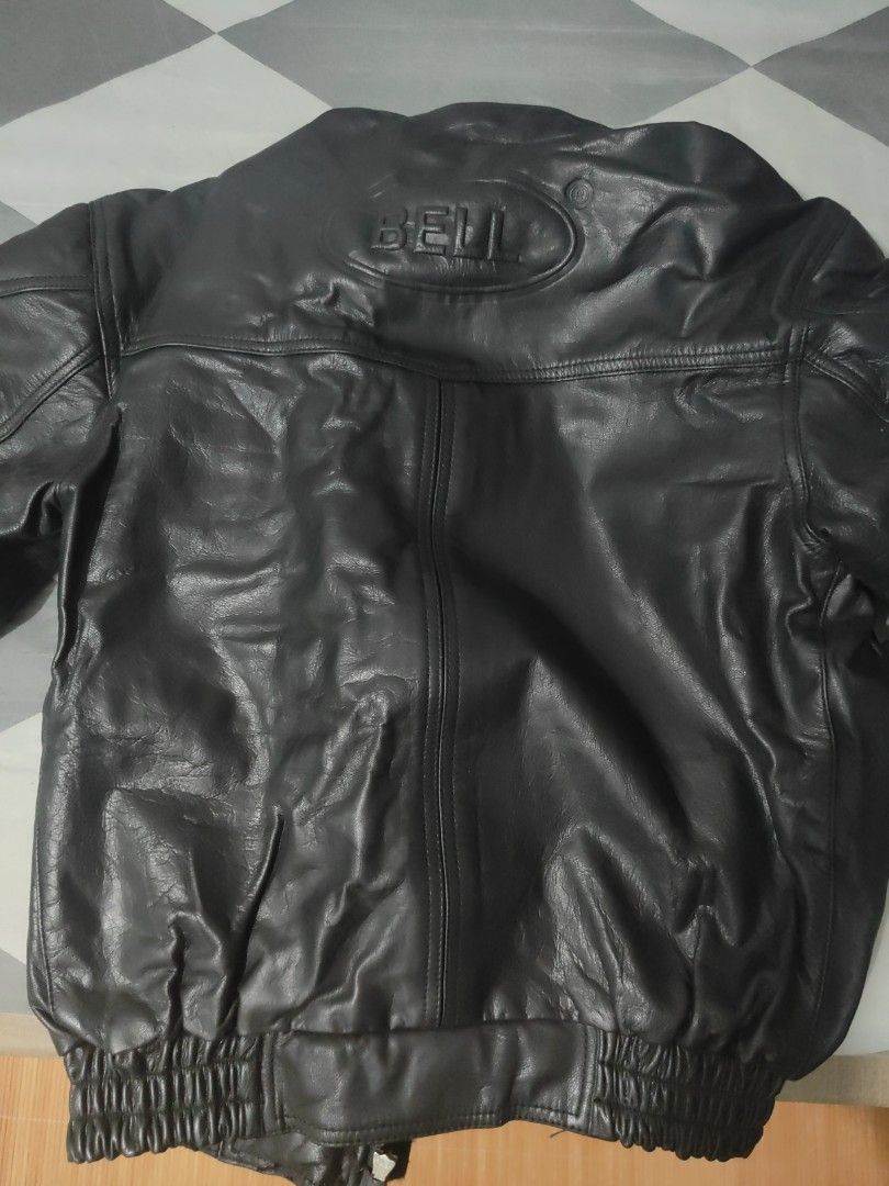 BELL Leather Jacket, Motorcycles, Motorcycle Apparel on Carousell