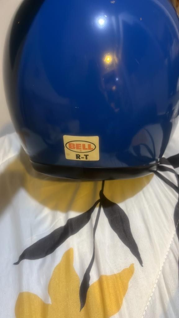 Bell Rt Blue, Motorcycles, Motorcycle Apparel on Carousell