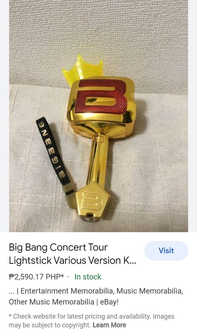 Bigbang Official lightstick Japan ver Vip dragon Kpop official ...