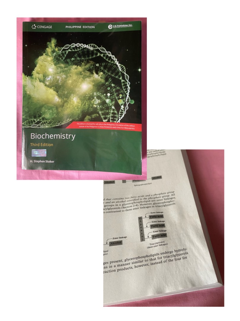 Biochemistry by H. Stephen Stoker (3rd edition), Hobbies & Toys, Books ...