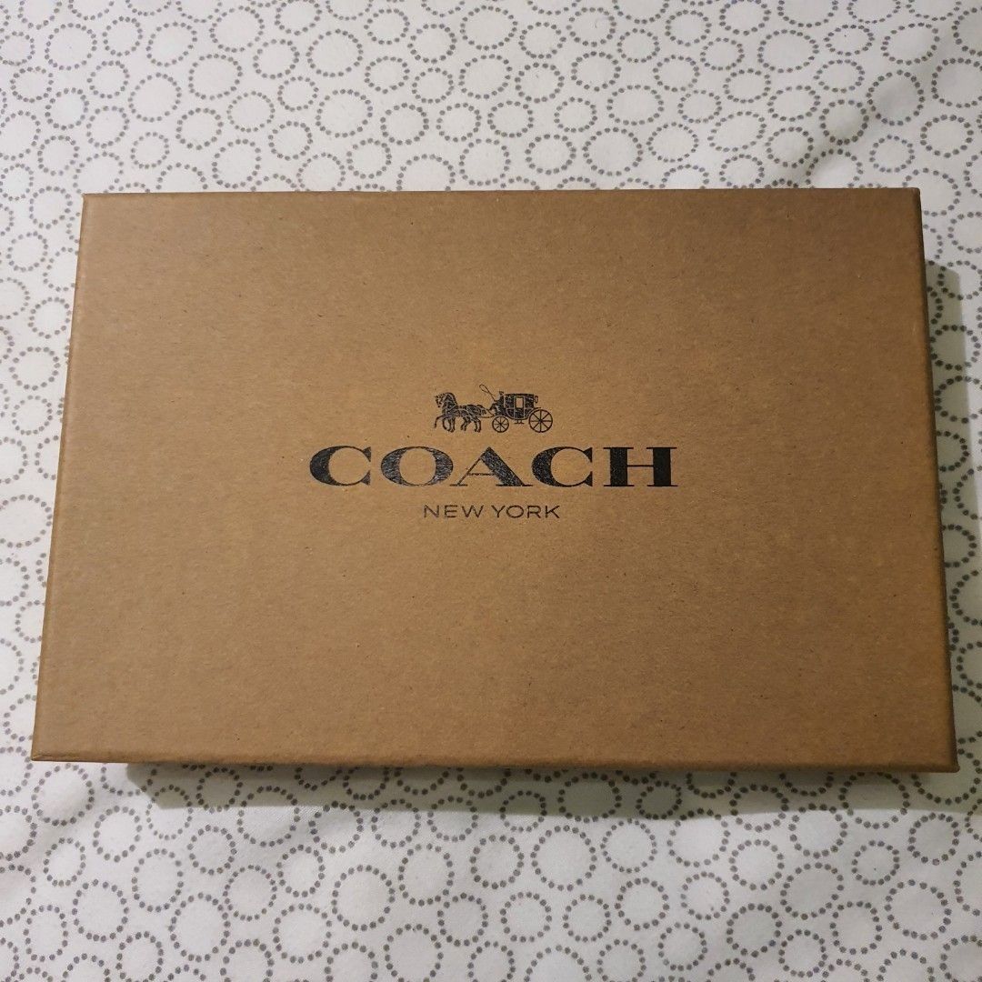 BRAND NEW Coach Men Wallet Sport calf leather gift set Coach Boxed ...