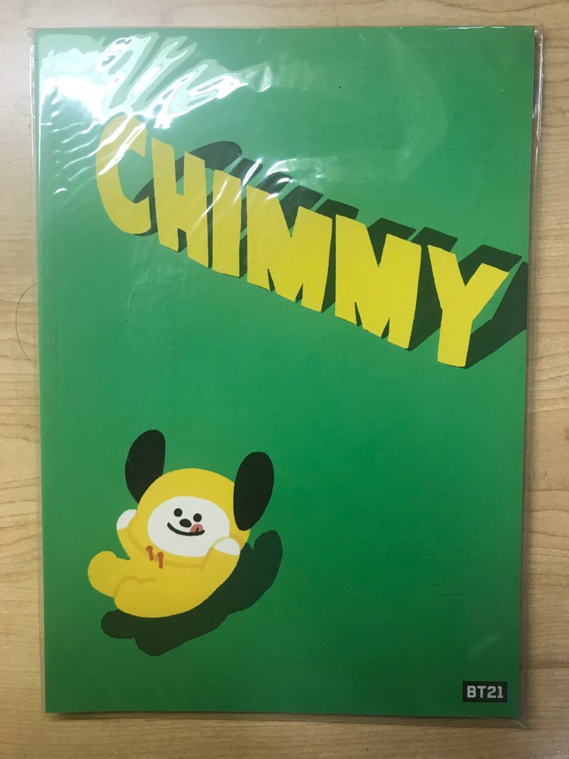 BT21 Chimmy B5 Notebook, Hobbies & Toys, Memorabilia & Collectibles, K ...