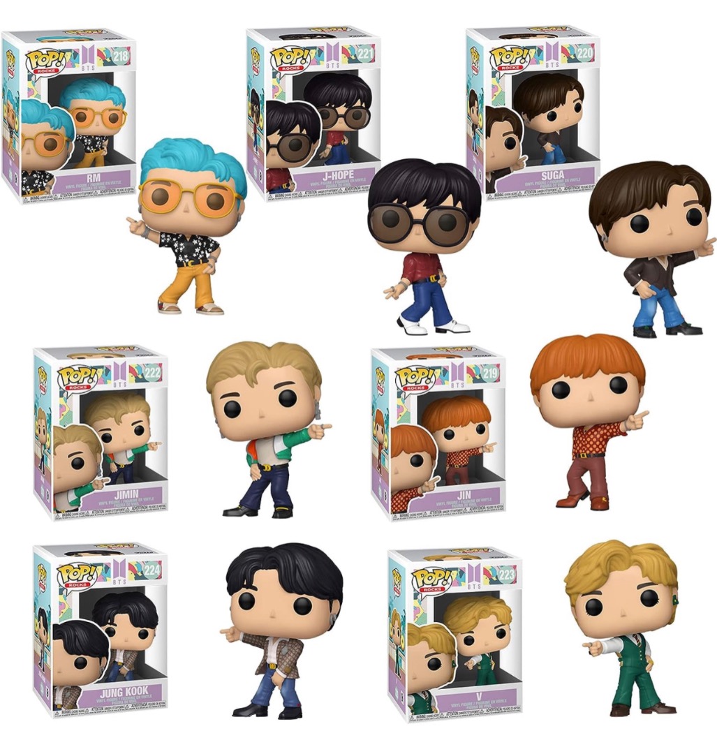 BTS Funko Pop! Rocks (Dynamite Complete Set of 7) For Pick-up Only ...