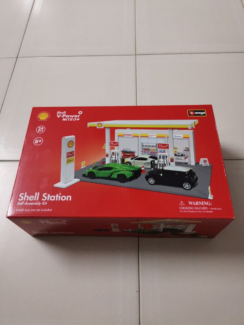 Burago Shell Station Self-Assembly Kit, Hobbies & Toys, Toys & Games on ...
