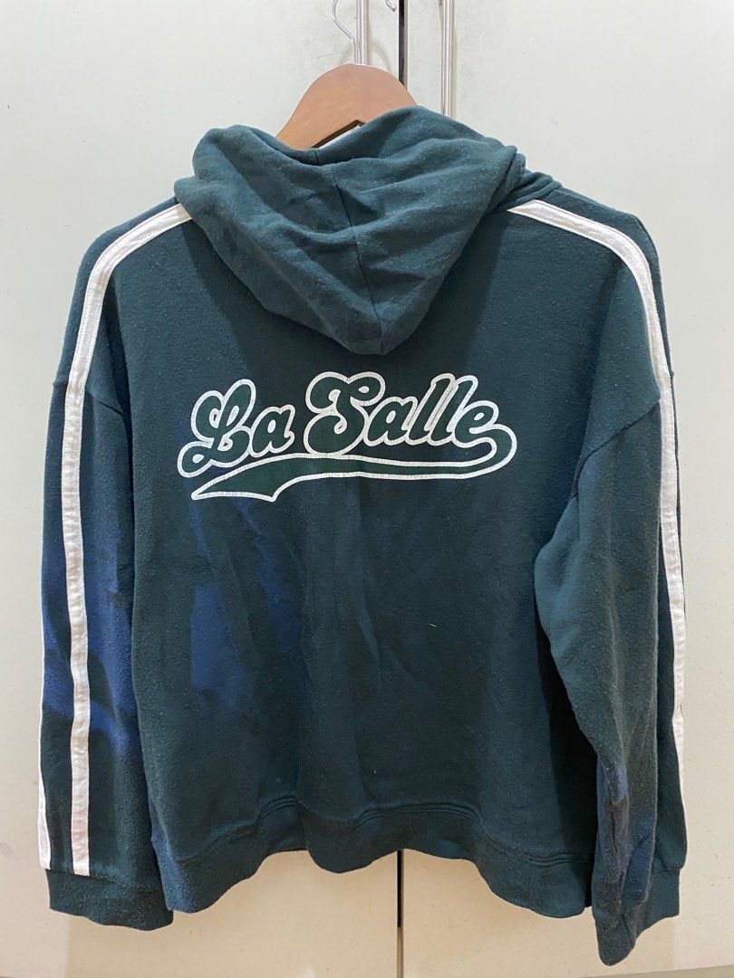 Campus DLSU La Salle green jacket with hoodie, Men's Fashion, Coats ...