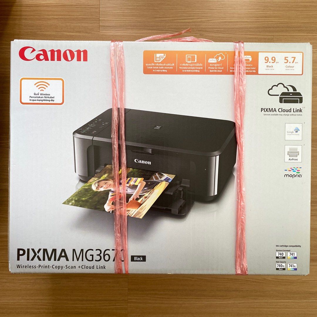 Canon PIXMA MG-3670 All-in-One Printer - Black, Computers & Tech ...