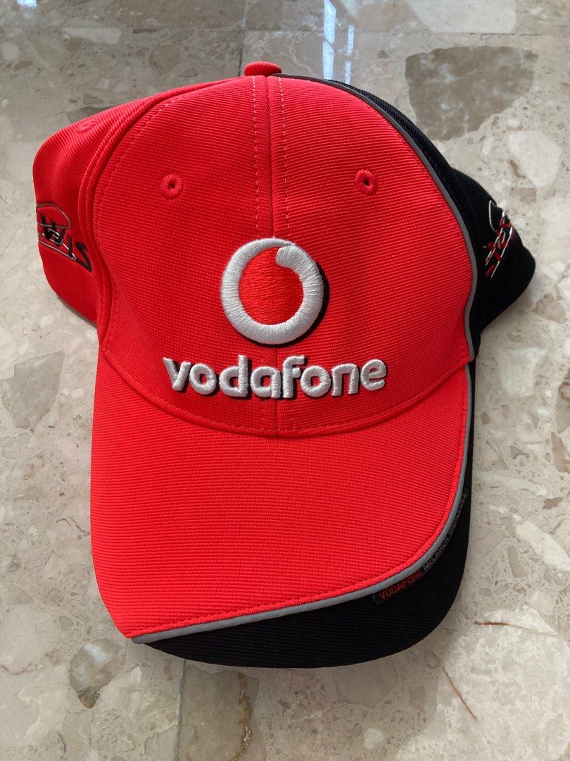 Cap Vodafone McLaren Mercedes Jenson Lewis, Men's Fashion, Watches ...