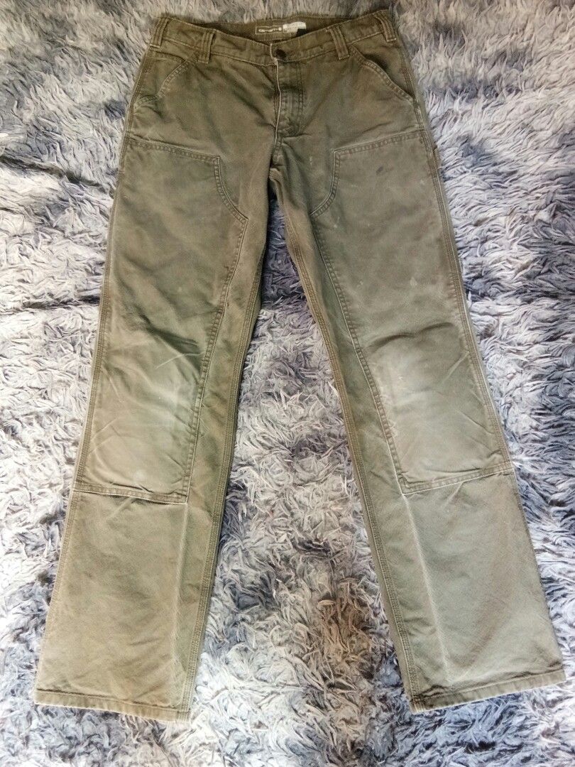 Carhartt RF Relaxed Fit Duck Double-Front Work Pants, Men's Fashion ...