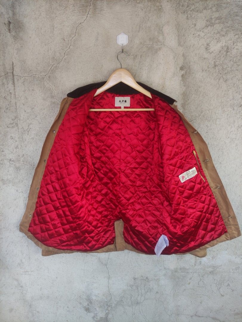 Carhartt x apc work jacket, Men's Fashion, Coats, Jackets and Outerwear ...