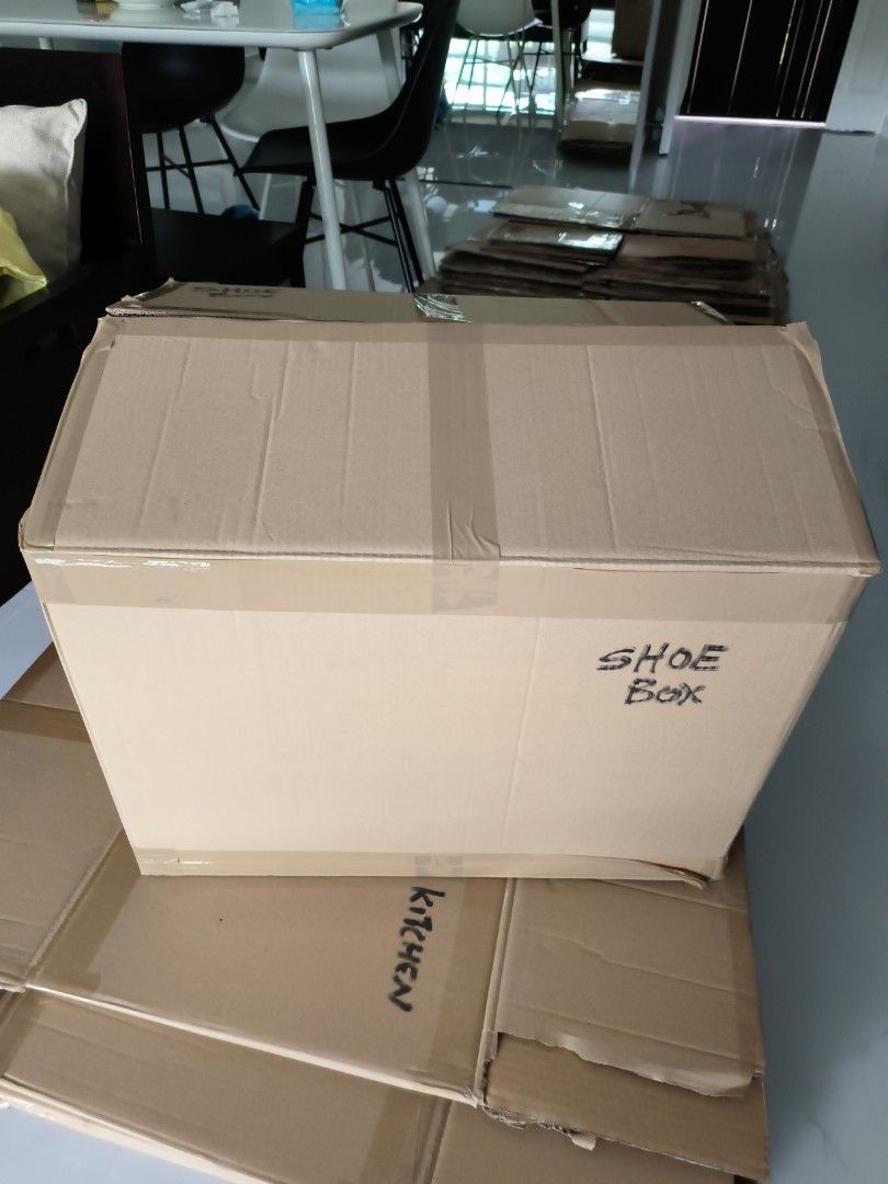 (SOLD) Carton Boxes for moving house and office, Furniture & Home ...