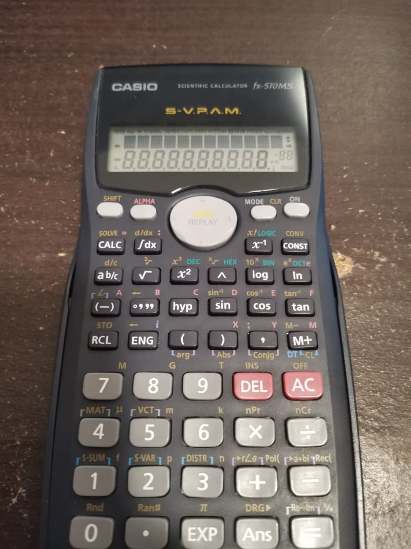 Casio FX-570MS, Hobbies & Toys, Stationery & Craft, Stationery & School ...