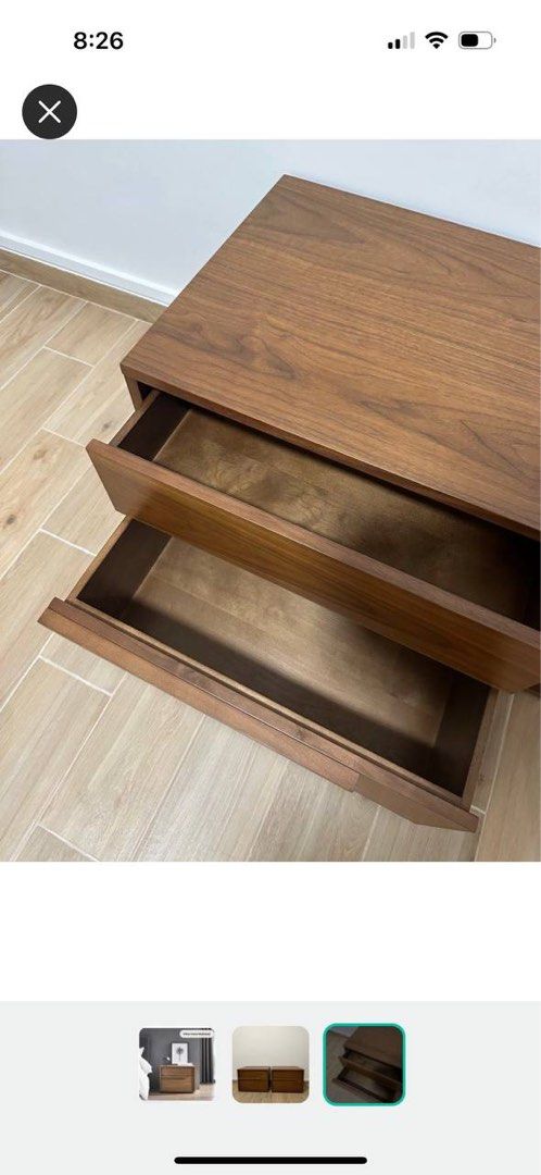 Castlery Joseph Bedside Table, Furniture & Home Living, Furniture ...