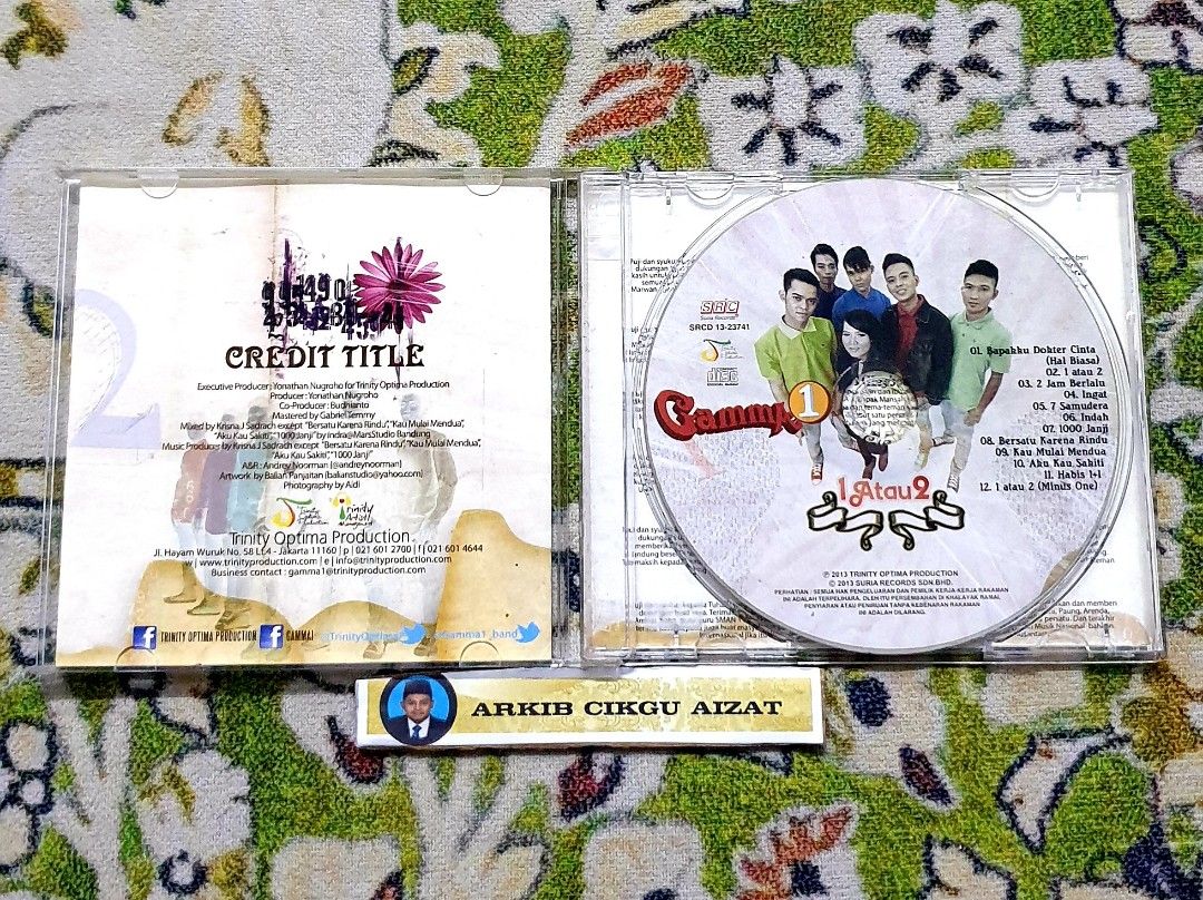 CD GAMMA ONE - 1 ATAU 2, Hobbies & Toys, Music & Media, CDs & DVDs on ...