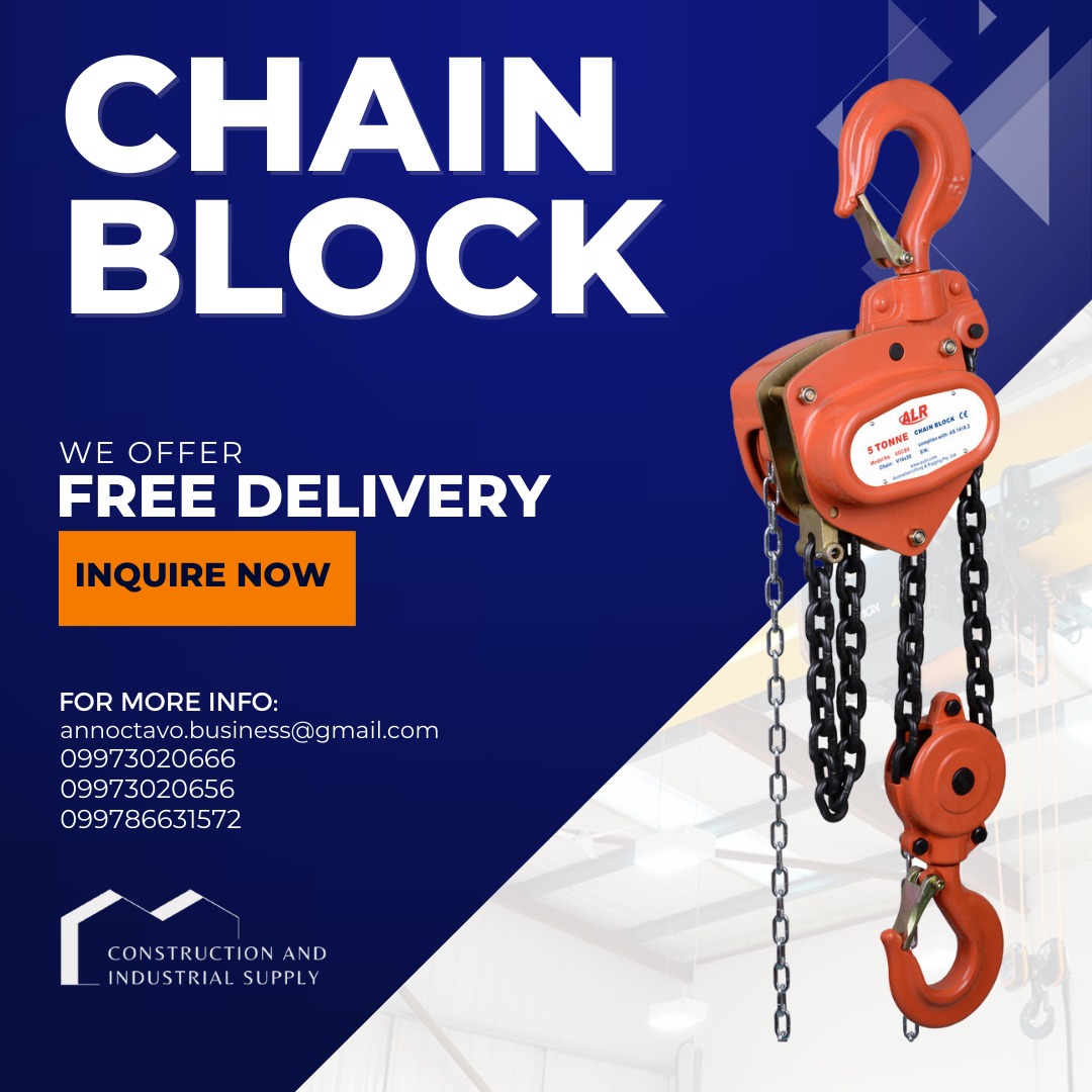 Safety Hook | Chain Pulley Block | Working Load Limit | Hoisting ...