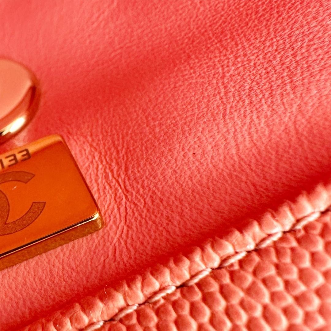Chanel Coco Caviar Tophandle Pink Mini S21, Luxury, Bags & Wallets on ...