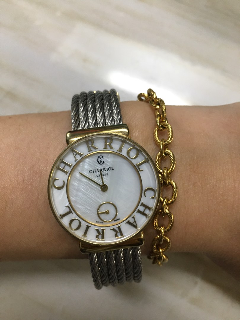 Charriol Two Toned Watch, Women's Fashion, Watches & Accessories ...