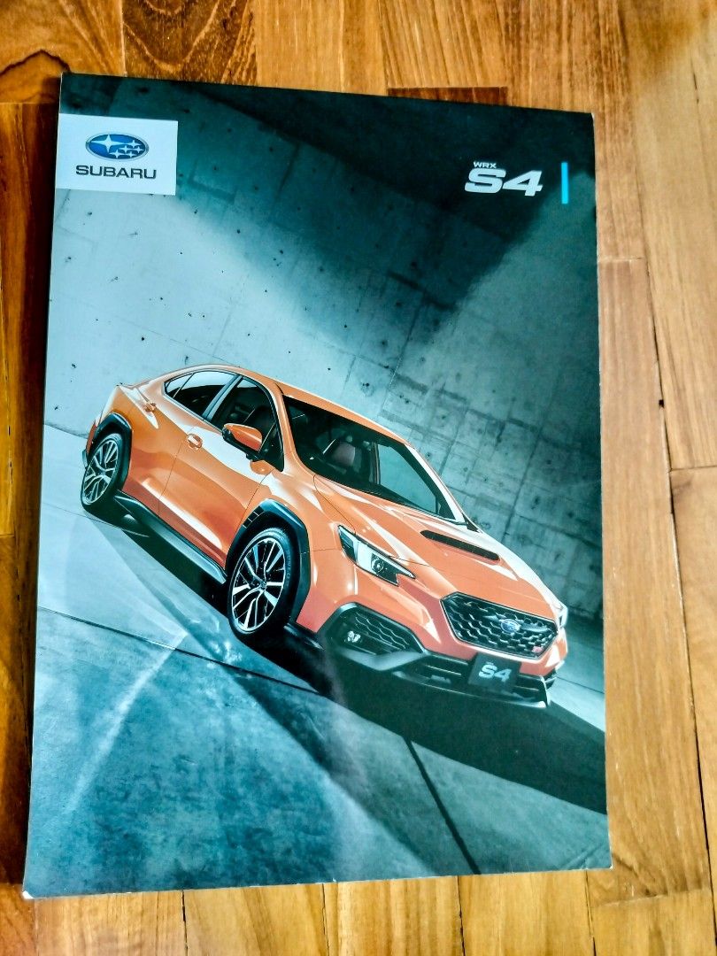 (CHEAP!!!) RARE SUBARU JDM WRX S4 CAR BROCHURE CATALOG CATALOGUE MOOK ...