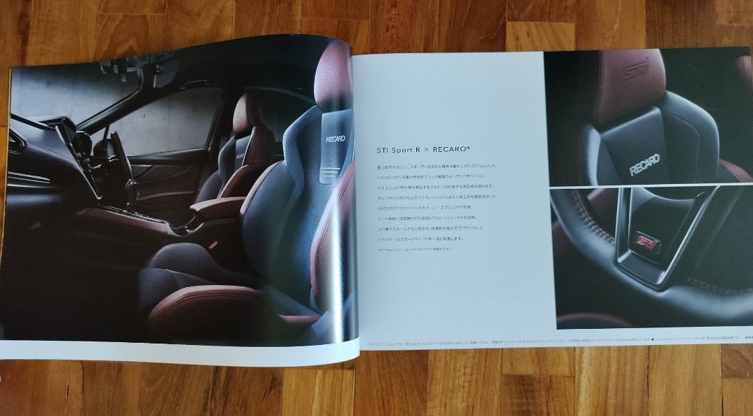 (CHEAP!!!) RARE SUBARU JDM WRX S4 CAR BROCHURE CATALOG CATALOGUE MOOK ...