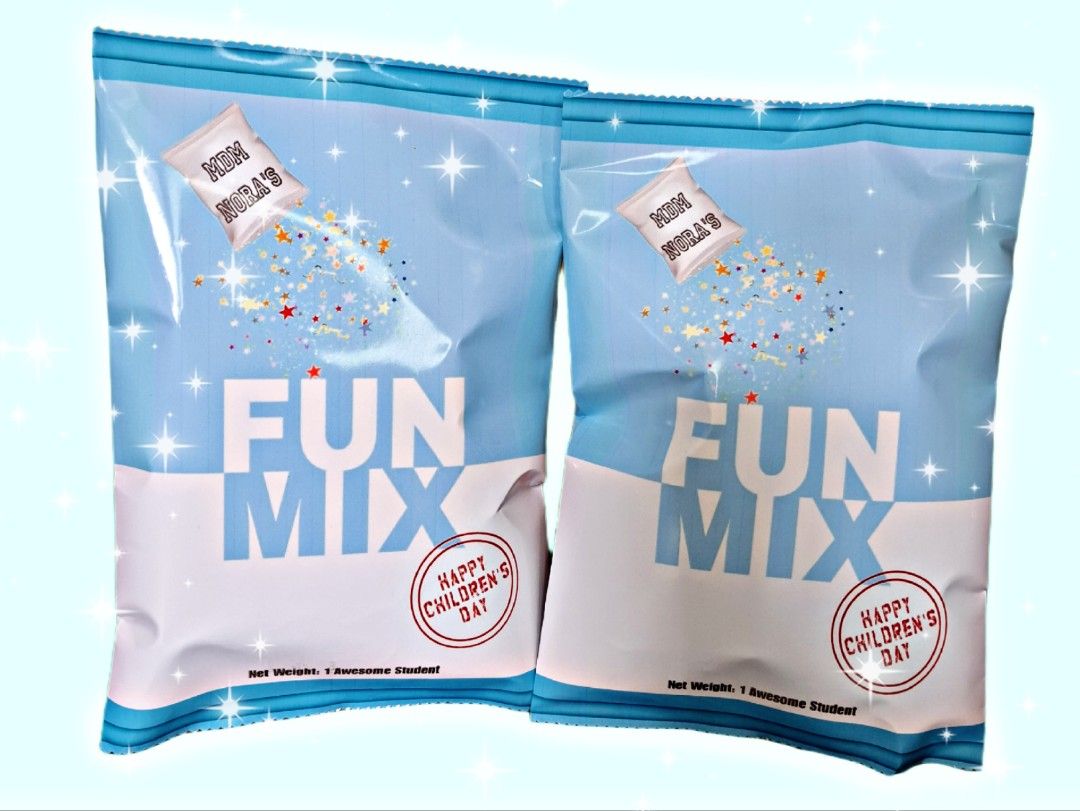 Children's Day Customised 'Chips' Bags for birthdays/ party favors ...