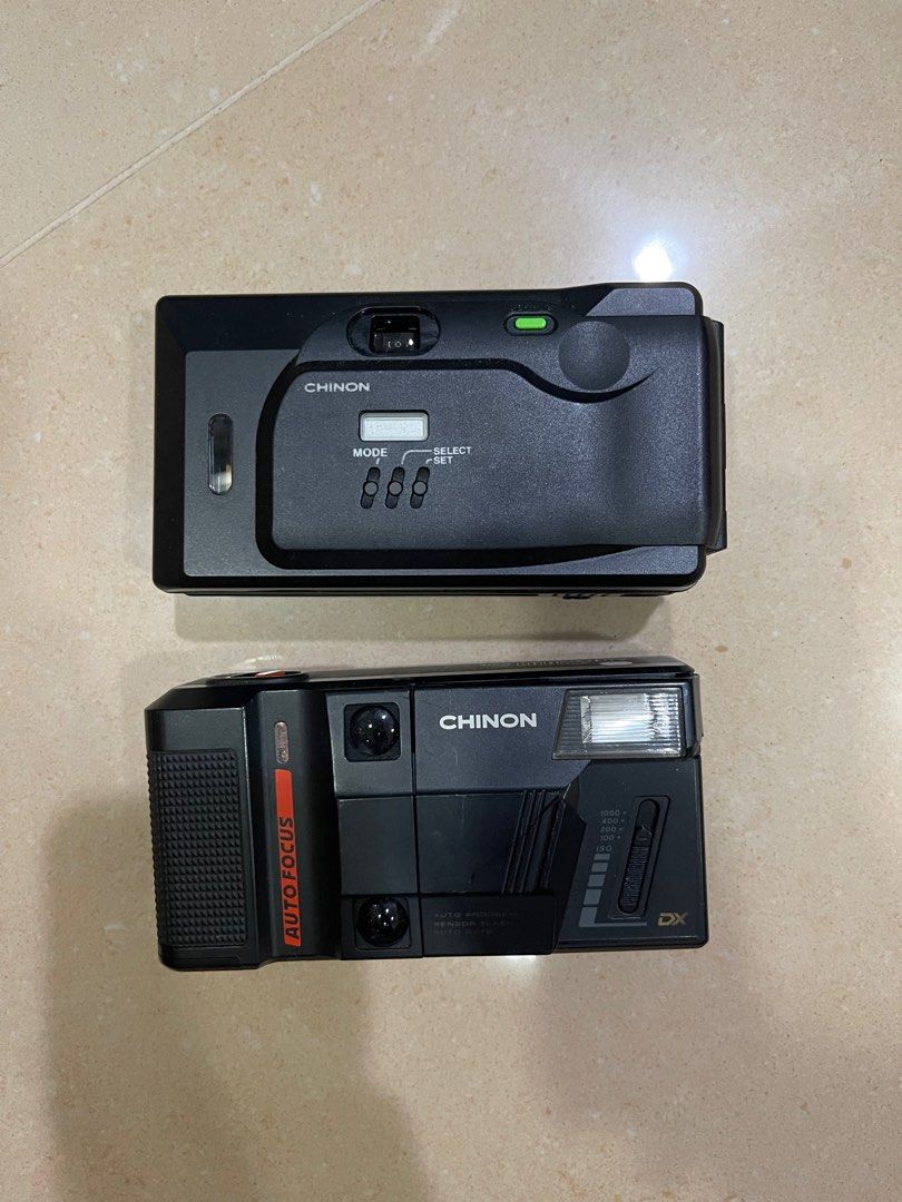 Chinon Film Cameras as is untested, Photography, Cameras on Carousell