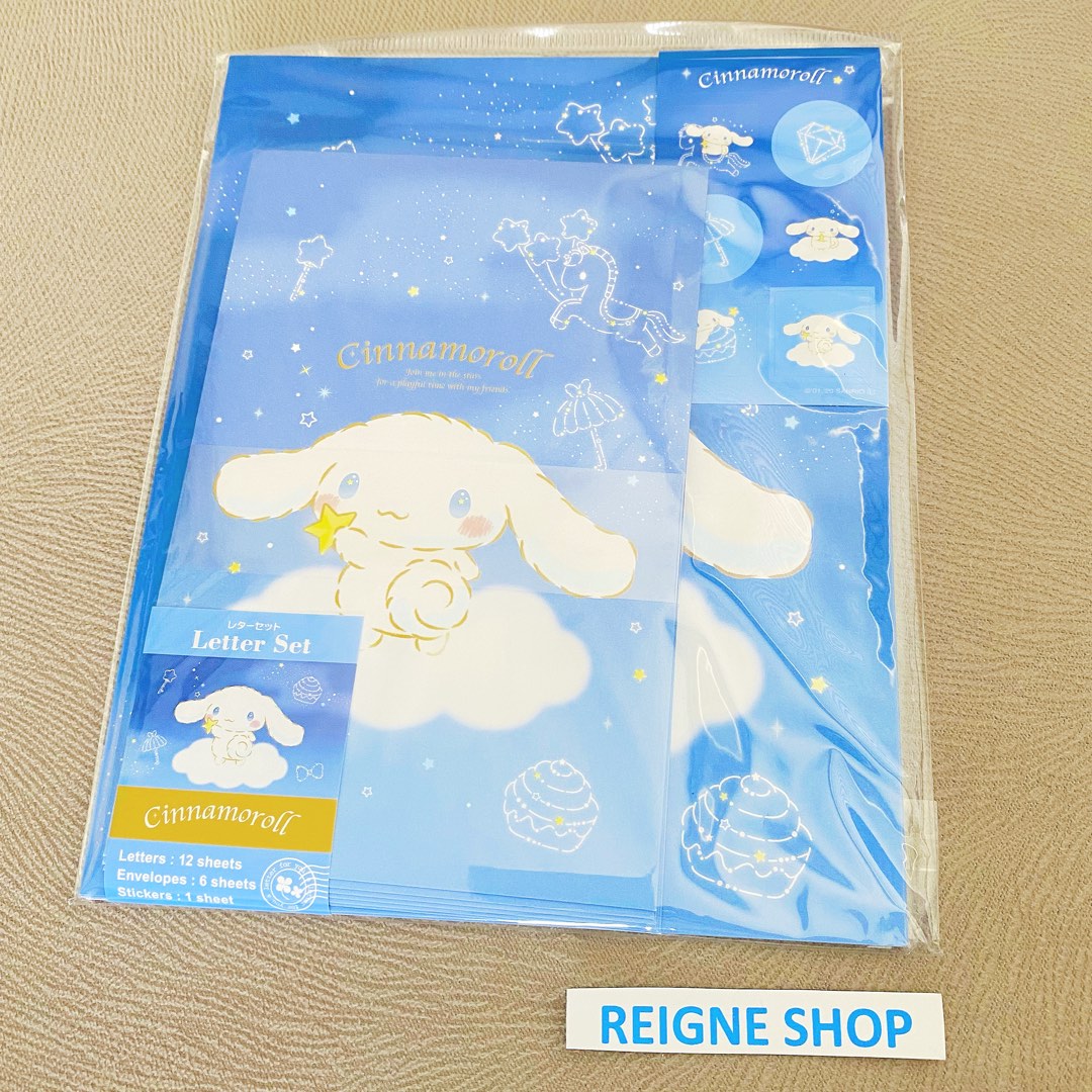 CINNAMOROLL LETTER SET, Hobbies & Toys, Stationary & Craft, Stationery ...