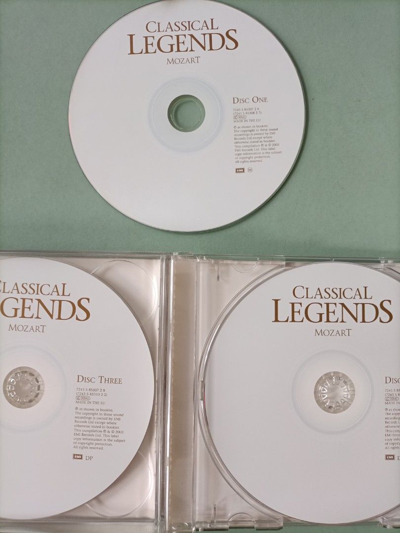 Classical Legends - Mozart - The Definitive Collection (3CD) bo2 ...