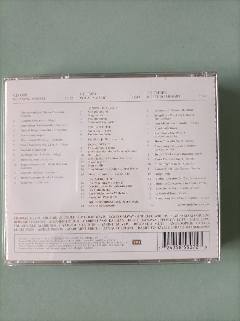 Classical Legends - Mozart - The Definitive Collection (3CD) bo2 ...