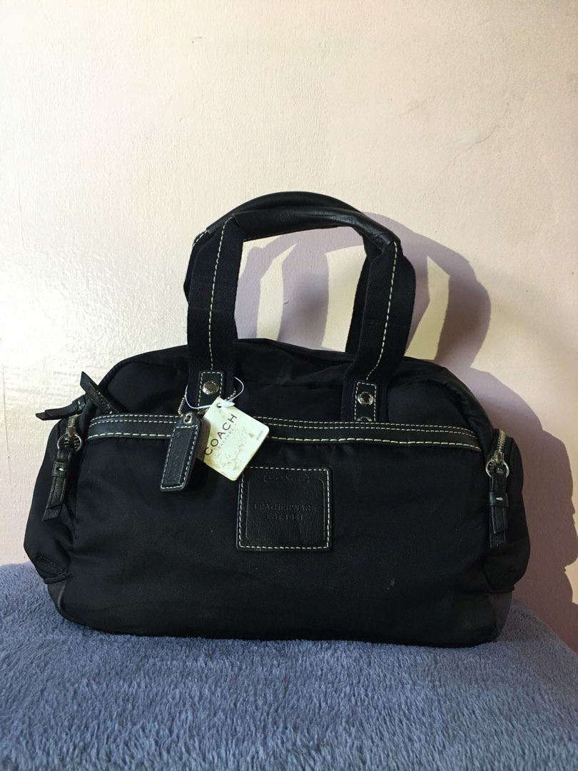COACH NYLON HANDBAG, Luxury, Bags & Wallets on Carousell