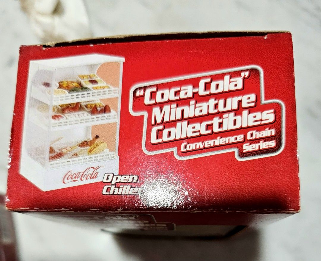 Coca-Cola Miniature Open Chiller And Refrigerator, Hobbies & Toys ...