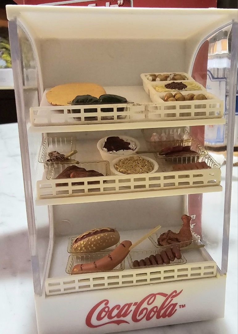 Coca-Cola Miniature Open Chiller And Refrigerator, Hobbies & Toys ...