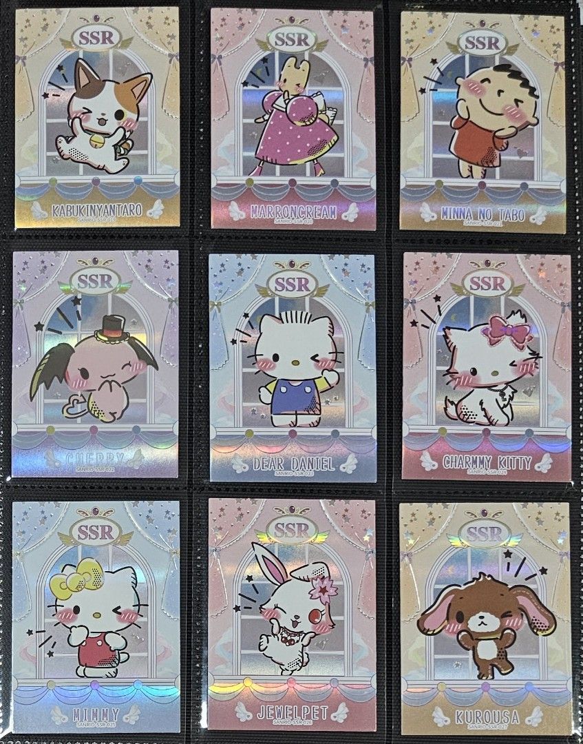 Collection Cards - Sanrio (Hello Kitty, Cinnamonroll), Hobbies & Toys ...