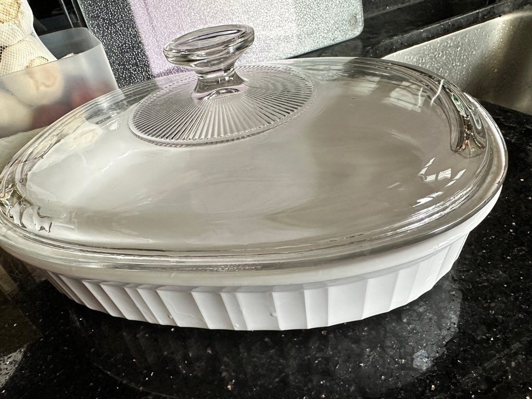 Corningware with glass lid brand new !! Oval-shaped, Furniture & Home ...