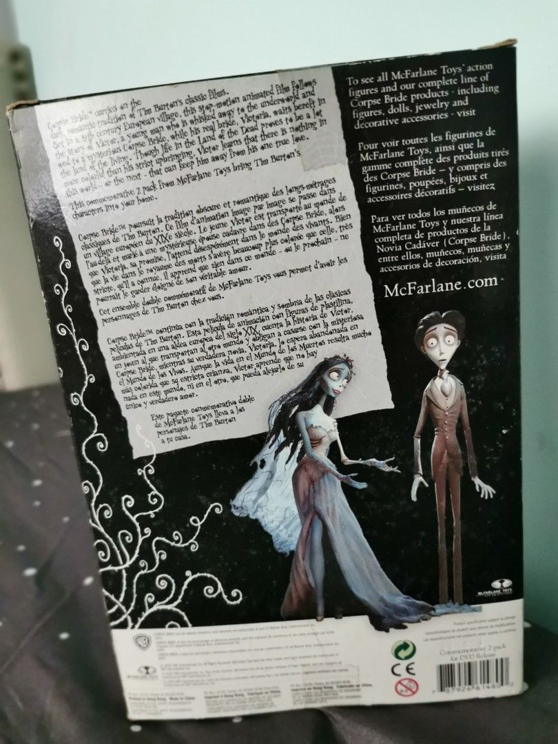 Corpse Bride Commemorative 2 pack DVD release Macfarlane Toys figures ...