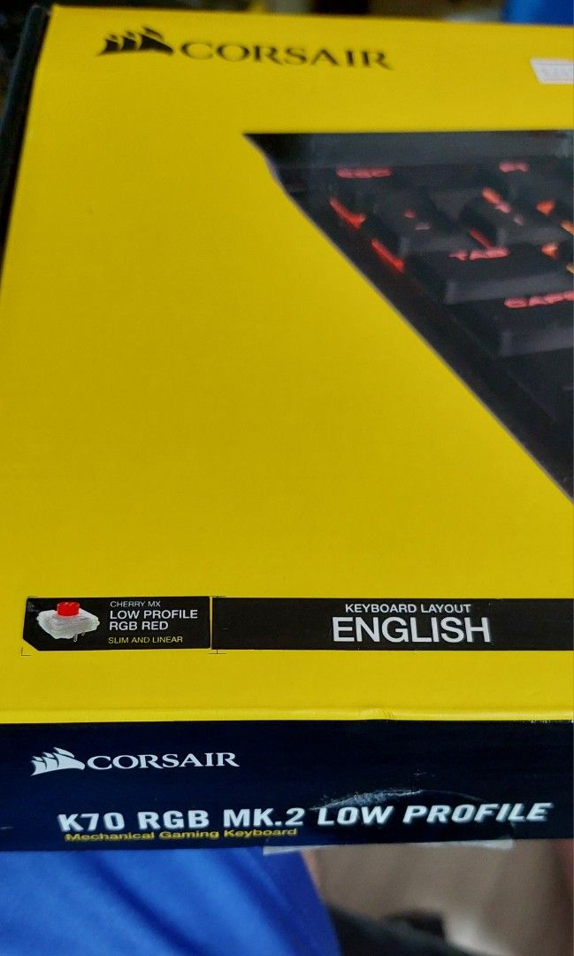 Cosair K70 RGB mk.2 low profile, Computers & Tech, Parts & Accessories ...