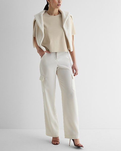 Cream Boxy Top, Women's Fashion, Tops, Blouses on Carousell