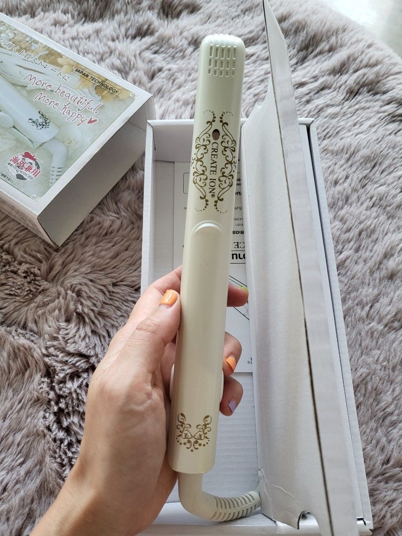 Create Ion Straightener Dual Voltage, Beauty & Personal Care, Hair on ...
